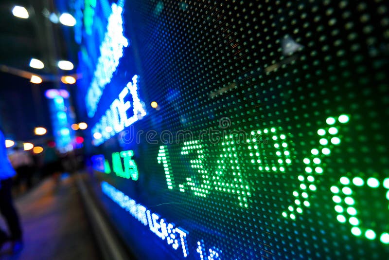 Stock market price display stock photo. Image of diagram - 24756934