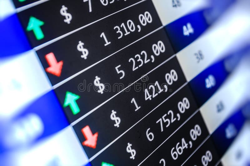 Stock market quotes graph. stock image. Image of economical - 44783027