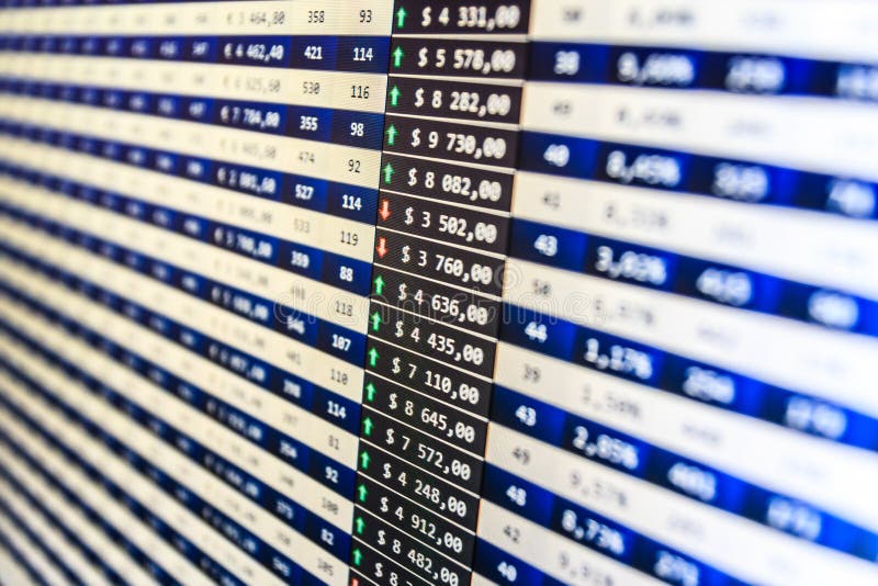 Stock market quotes graph. stock image. Image of buying - 44783135