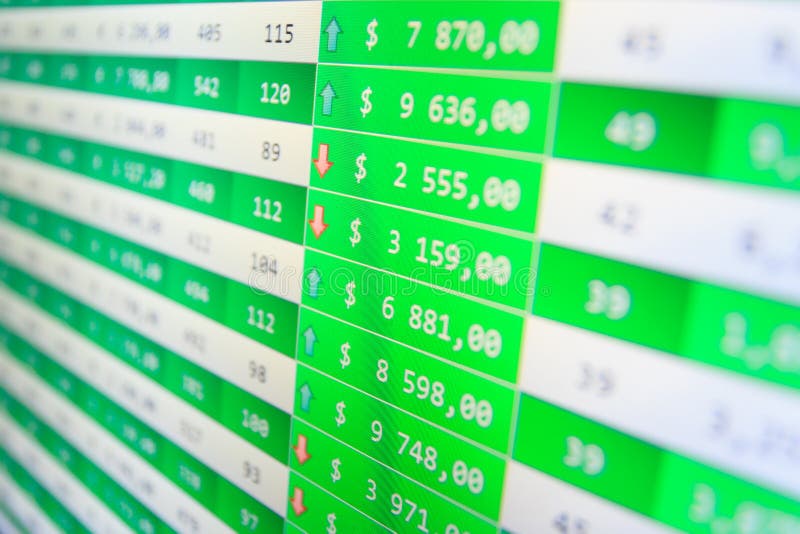 Stock market quotes graph. stock illustration. Illustration of figure ...