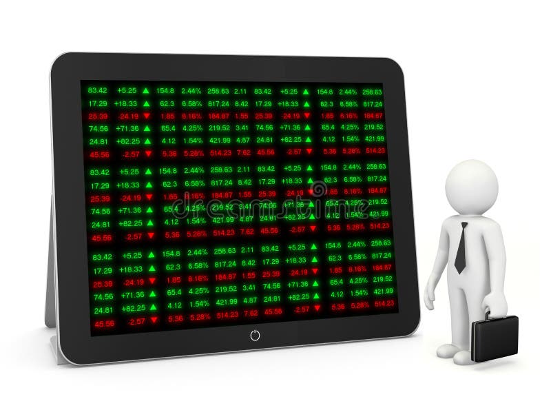 Stock market ticker board stock image. Image of financial - 56145321