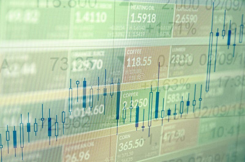Close-up Computer Screen with Trading Platform Window. Stock Photo ...