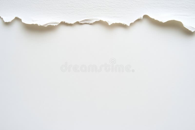 Paint Texture Overlay Realistic Torn Paper Edges Transparent Background ...