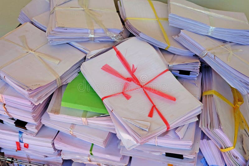 Stock of paper document stock image. Image of heap, overwork - 63050669