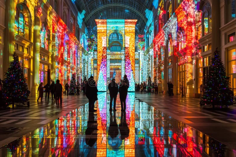 A Stock Photo Depicts a Dynamic Stage with Generative Components ...