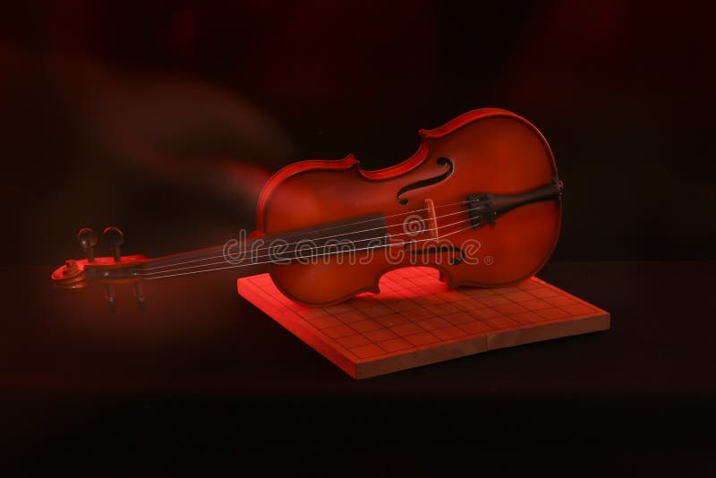 Stock Photo:Violin Isolated on Black Stock Photo - Image of horizontal ...