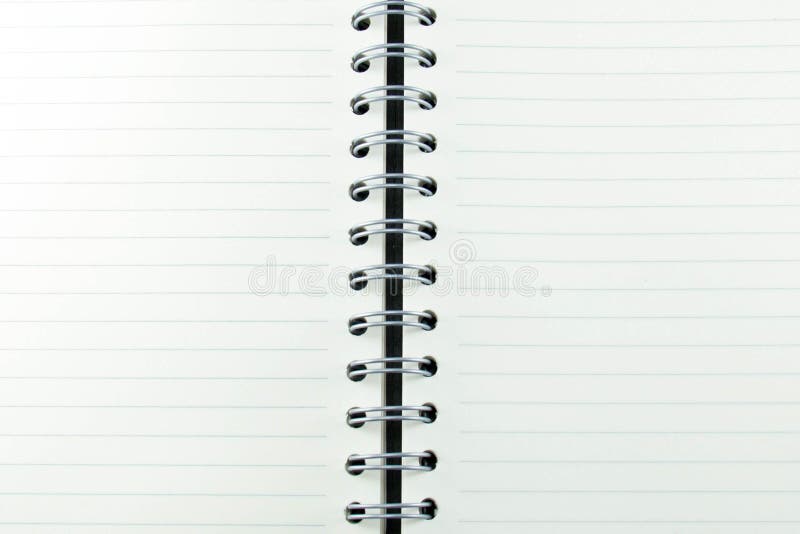 Stock Photo - White Paper of Notebook Stock Photo - Image of draft ...