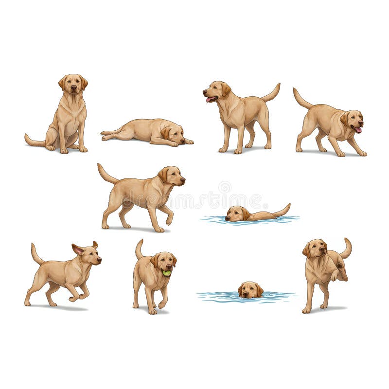 Labrador Cartoon Stock Illustrations – 16,323 Labrador Cartoon Stock ...