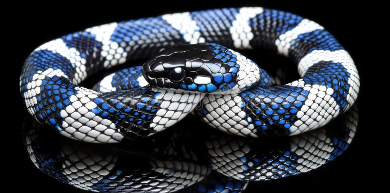 An Stock Picture of a Black Mamba Snake Was Produced. Stock Image ...