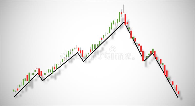 Stock price pattern stock illustration. Illustration of graphic - 94163598