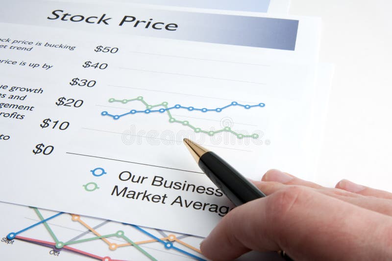 Stock Price Review stock photo. Image of making, money - 12704468