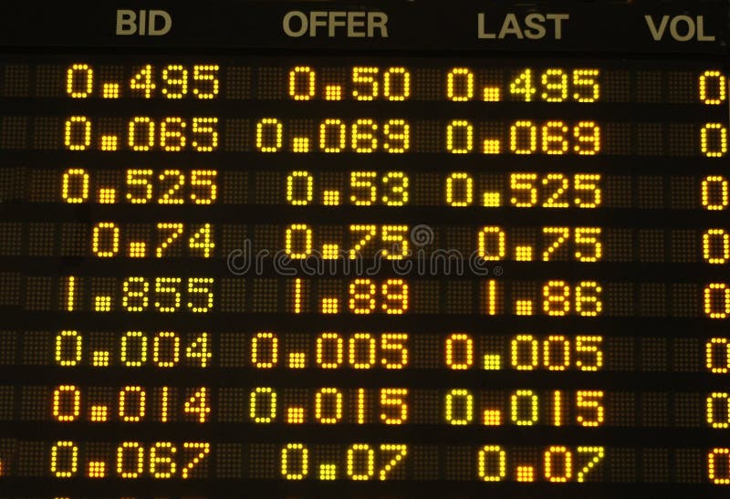 Stock Prices stock photo. Image of brokers, broker, closeup - 483224