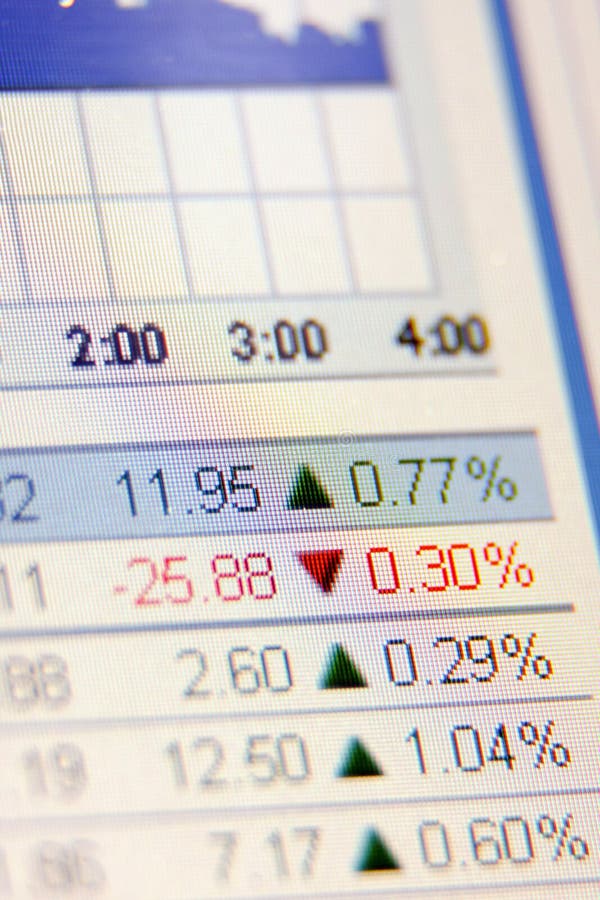 Stock rates stock photo. Image of orange, capitalism, chart - 7524242