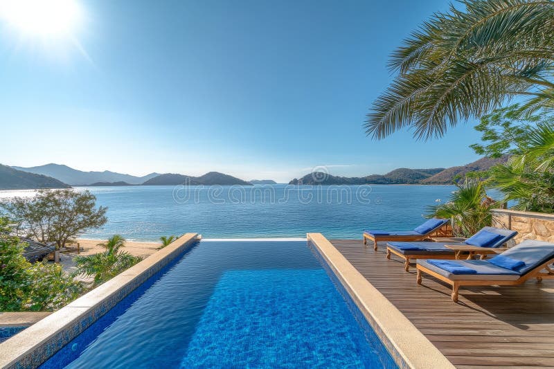 Serene Beachscape with Rolling Waves Illuminated by a Picturesque ...