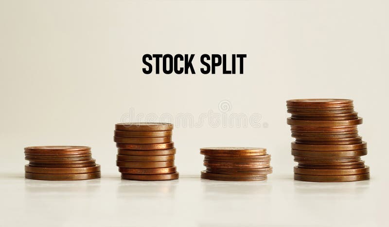 Stock Split and Reverse Stock Split is Shown As Business Concept Stock ...