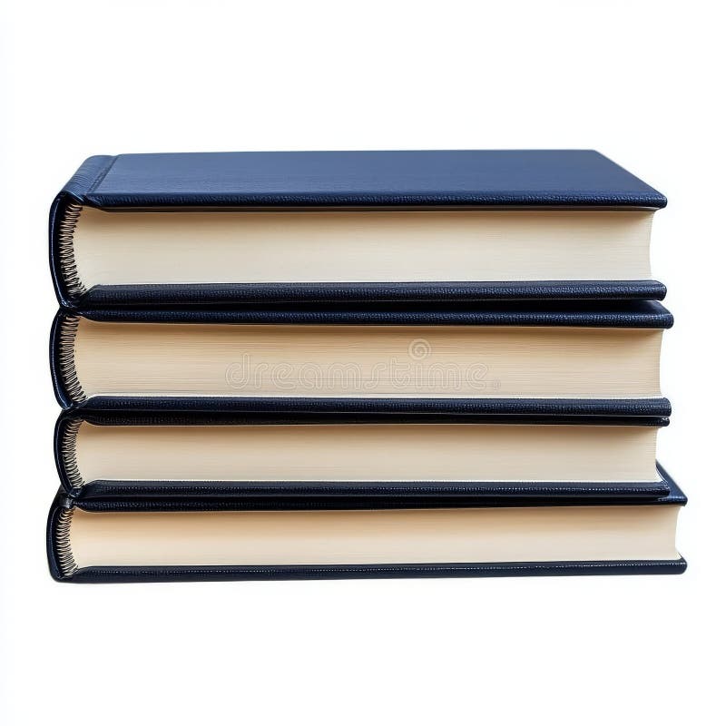 Stock Stack of Books on a Transparent Backdrop Stock Image - Image of ...