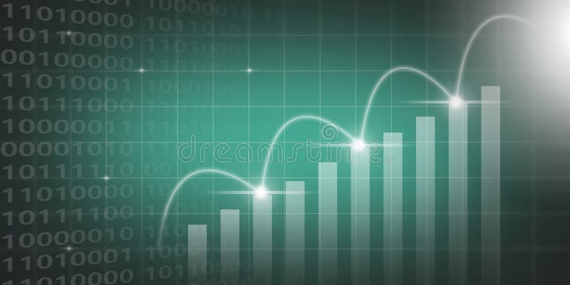 Stock Trading Chart, Rising Strategy Chart, Business Concept Stock ...