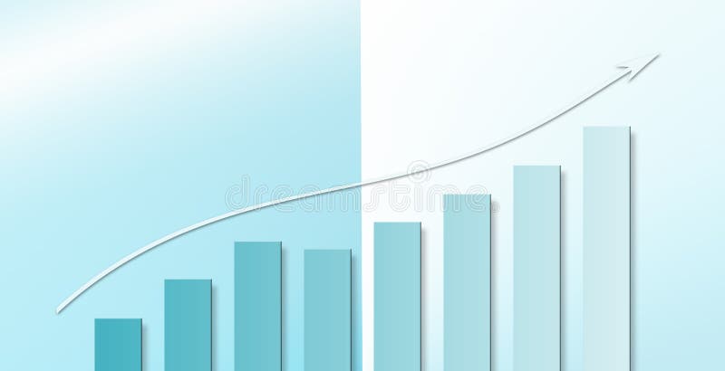 Stock Trading Chart, Rising Strategy Chart, Business Concept. Stock ...