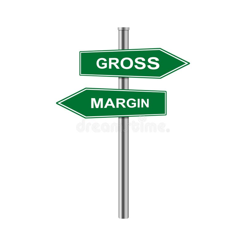 Low Gross Margin Warning Sign Stock Illustration - Illustration of ...