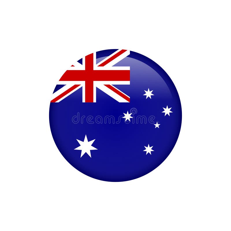 Stock Vector Australia Flag Icon 5 Stock Photo - Illustration of ...