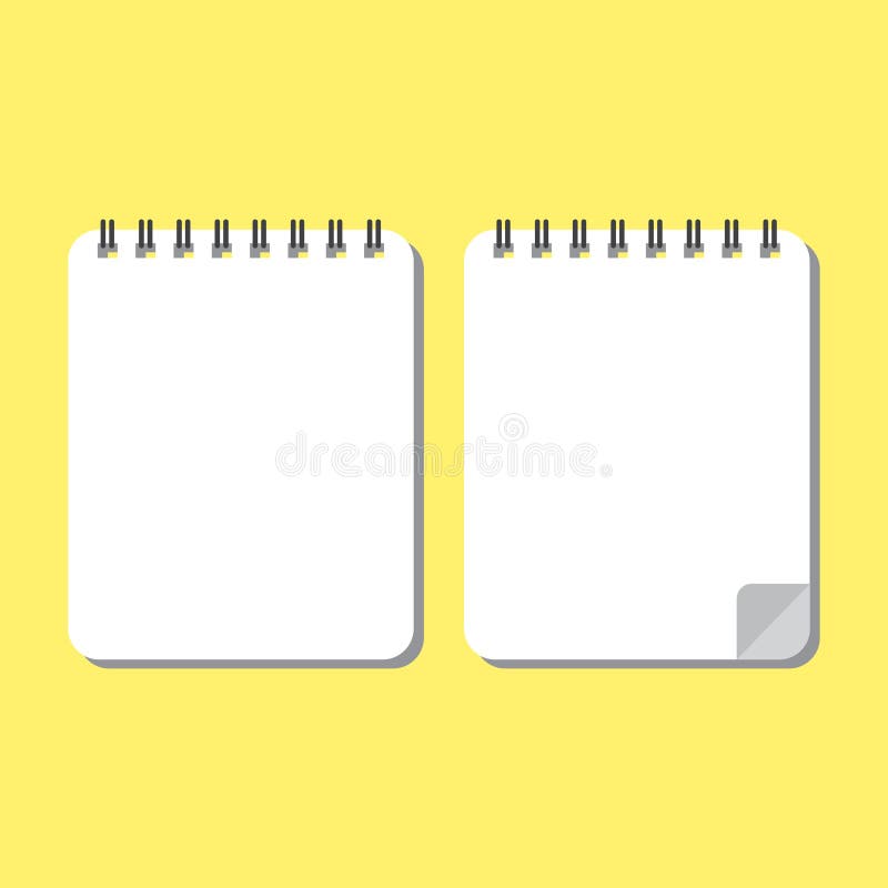 Stock Vector of Empty Notebook Stock Vector - Illustration of concept ...