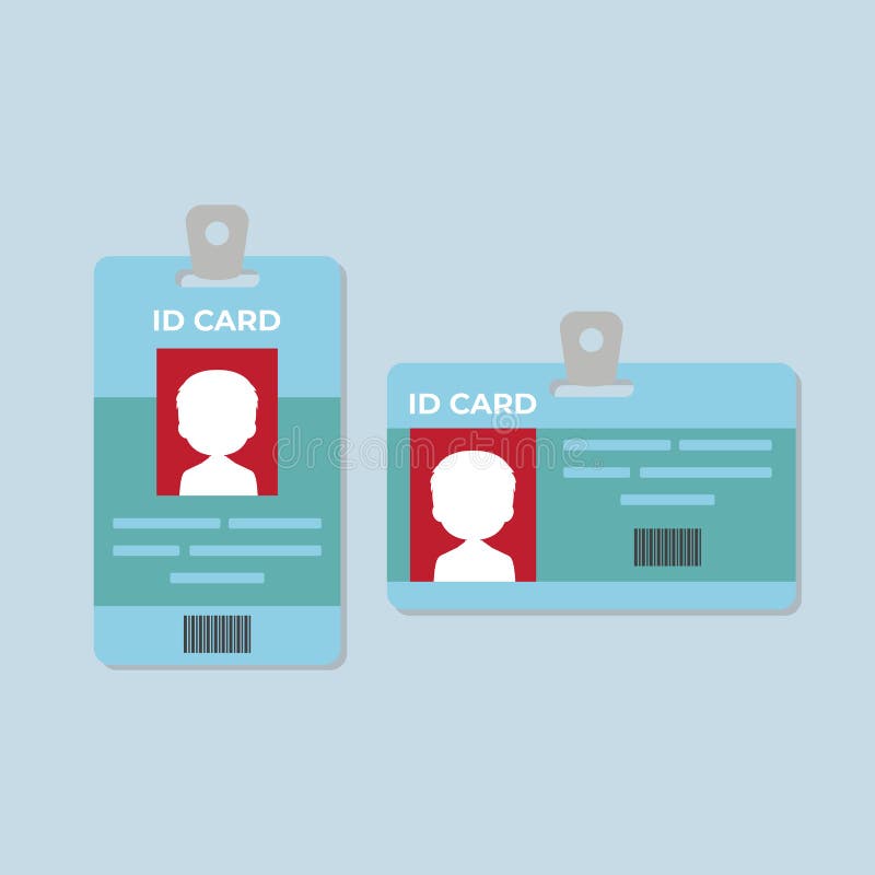 Stock Vector of ID Card stock vector. Illustration of template - 221166628