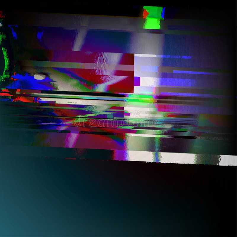 Stock Vector Illustration. Glitch Style Computer Screen Error Templates ...