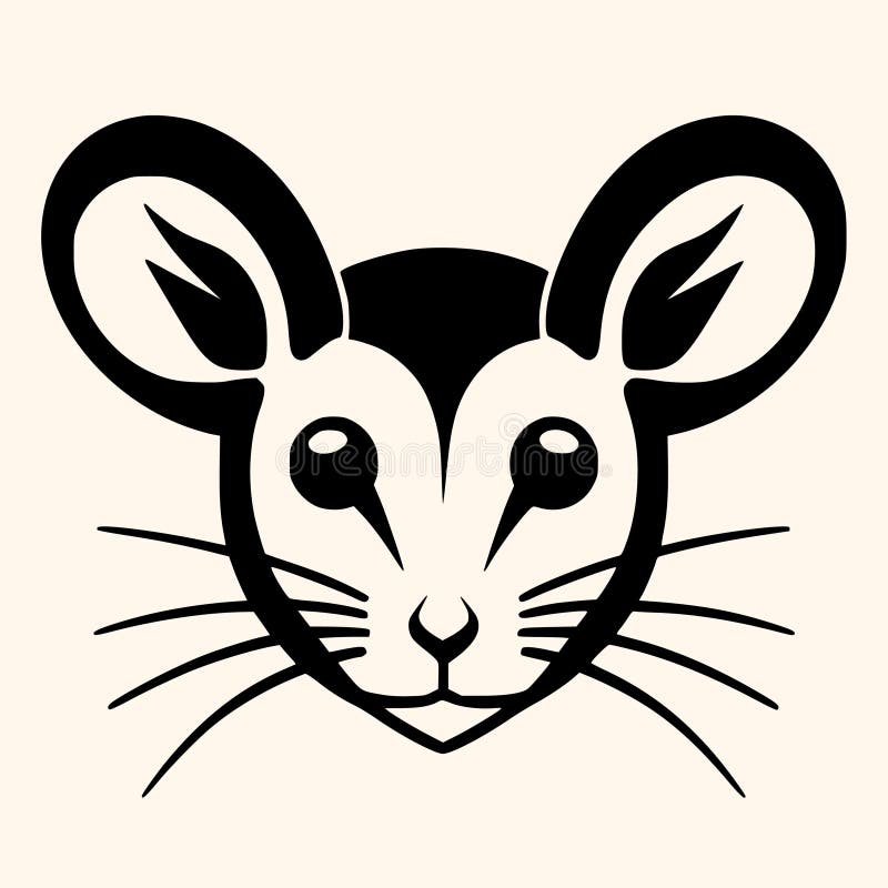 Mouse Vector for Logo or Icon,clip Art, Drawing Elegant Minimalist ...
