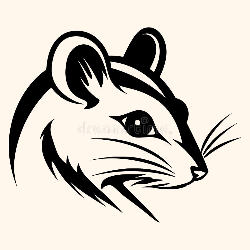 Mouse Vector for Logo or Icon,clip Art, Drawing Elegant Minimalist ...