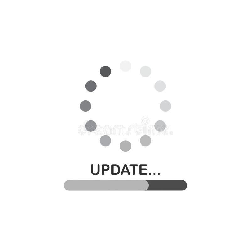 New update sign stock vector. Illustration of isolated - 95375729