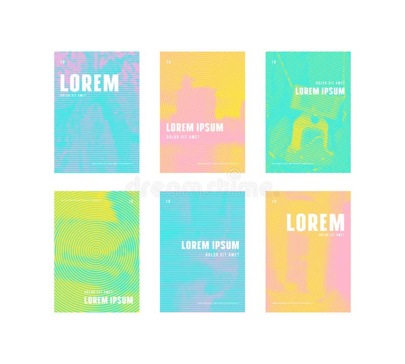 Stock Vector Set of Abstract Brochure Covers Stock Vector ...