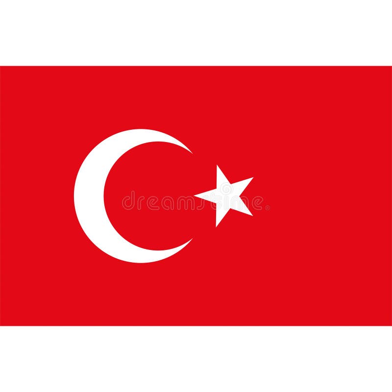 Stock Vector Turkey Flag Icon 1 Stock Image - Illustration of abstract ...