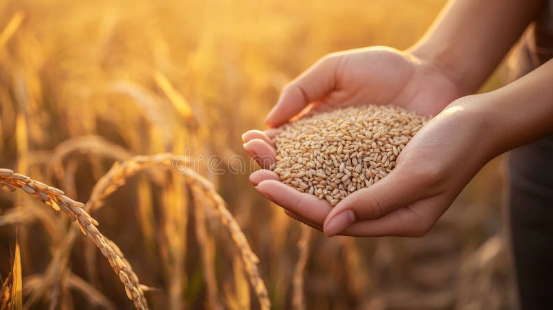 Stock Yard Image of Hands Holding Animal Feed Stock Image - Image of ...