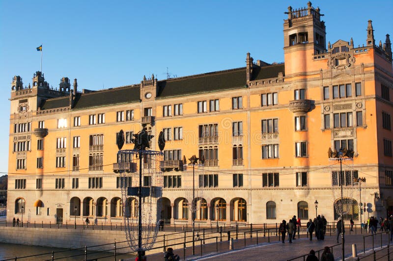 Stockholm architecture stock image. Image of center, color - 22823107