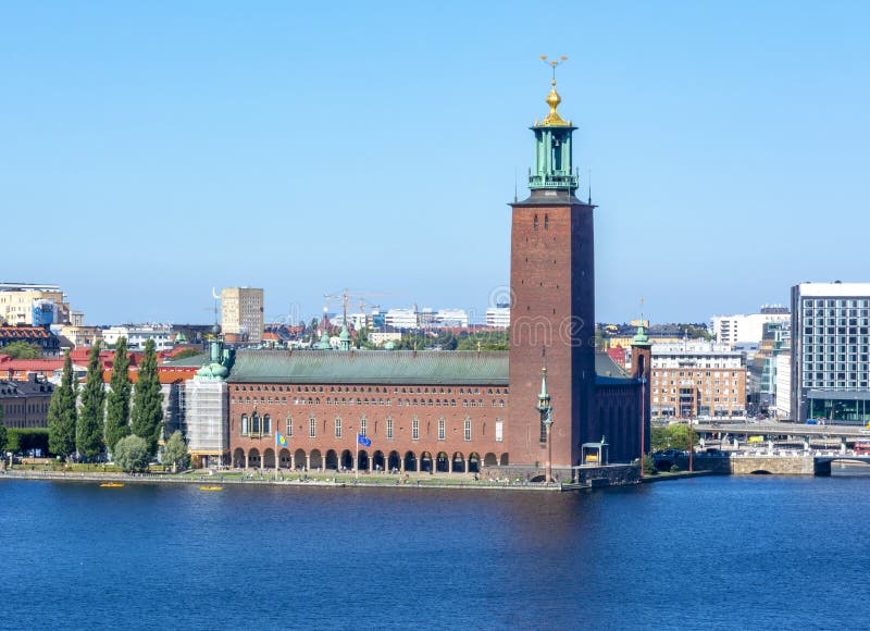 Stockholm City Hall, Sweden Editorial Photography - Image of national ...