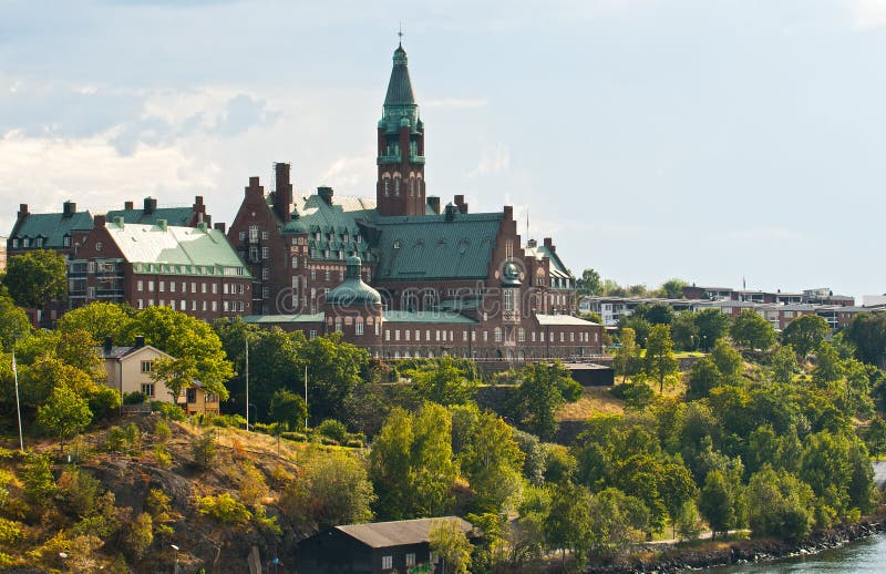 Stockholm, city landscape stock image. Image of europe - 24048613