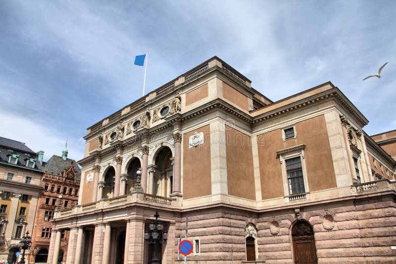 Stockholm Opera stock photo. Image of royal, swedish - 37386468