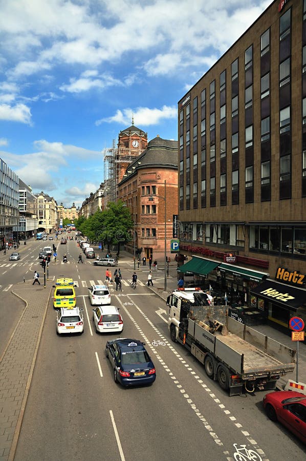 Stockholm street editorial photo. Image of main, holidays - 42186881