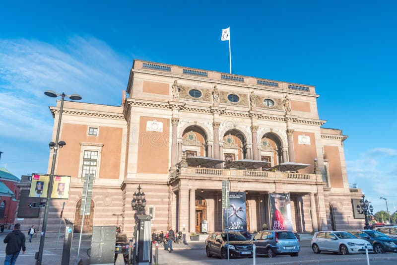 The Royal Swedish Opera editorial stock photo. Image of building ...