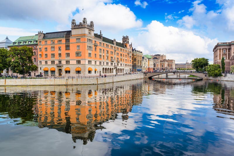 Stockholm Sweden View stock image. Image of landmark - 66356787