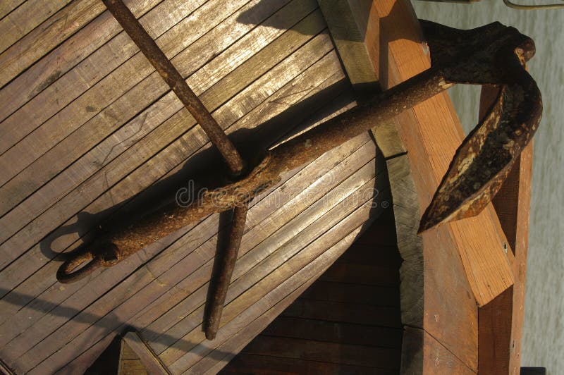 Stockless anchor stock image. Image of mooring, throw - 14037107