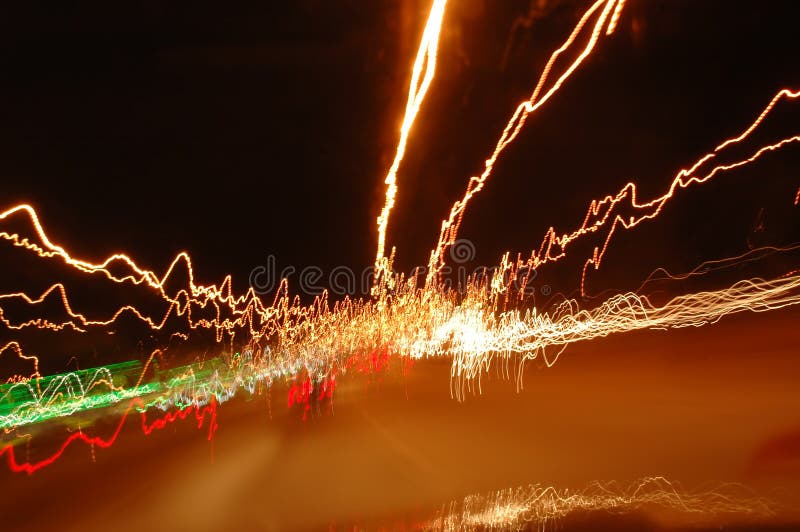 Stockphoto of Haywire Light Trails Stock Image - Image of motion ...