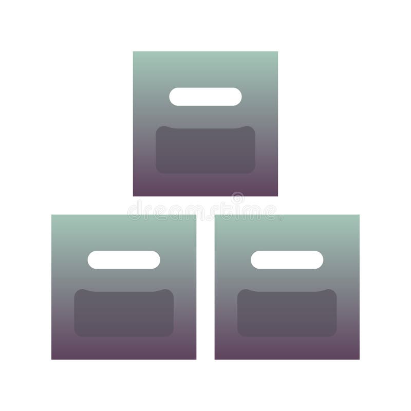 Stockpile Logo Gradient Design Template Icon Stock Vector ...