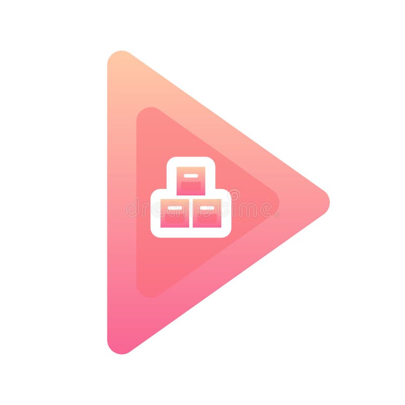 Stockpile Play Logo Gradient Design Template Icon Stock Vector ...