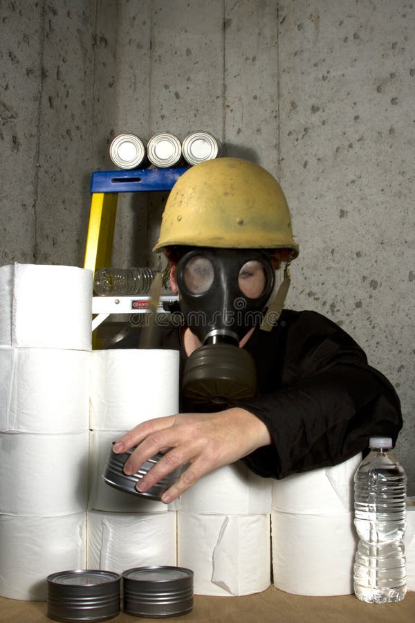 Stockpiling stock image. Image of apocalypse, mask, doomsday - 28538221