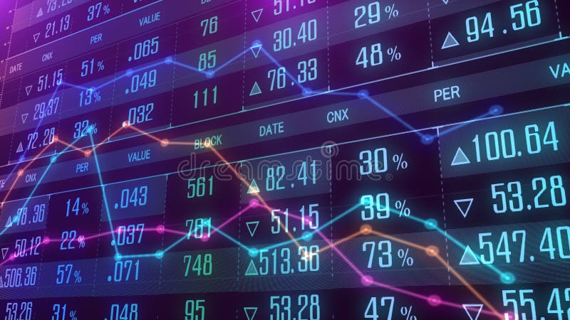 Stocks charts stock image. Image of finance, data, financial - 217948649
