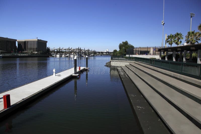 Stockton Waterfront stock photo. Image of landscape, architecture ...