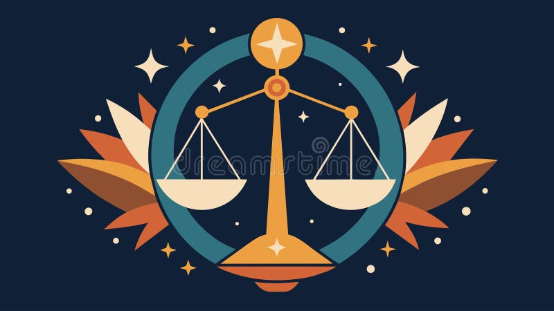 A Stoic Symbol Surrounded by Stars Representing the Balance between ...