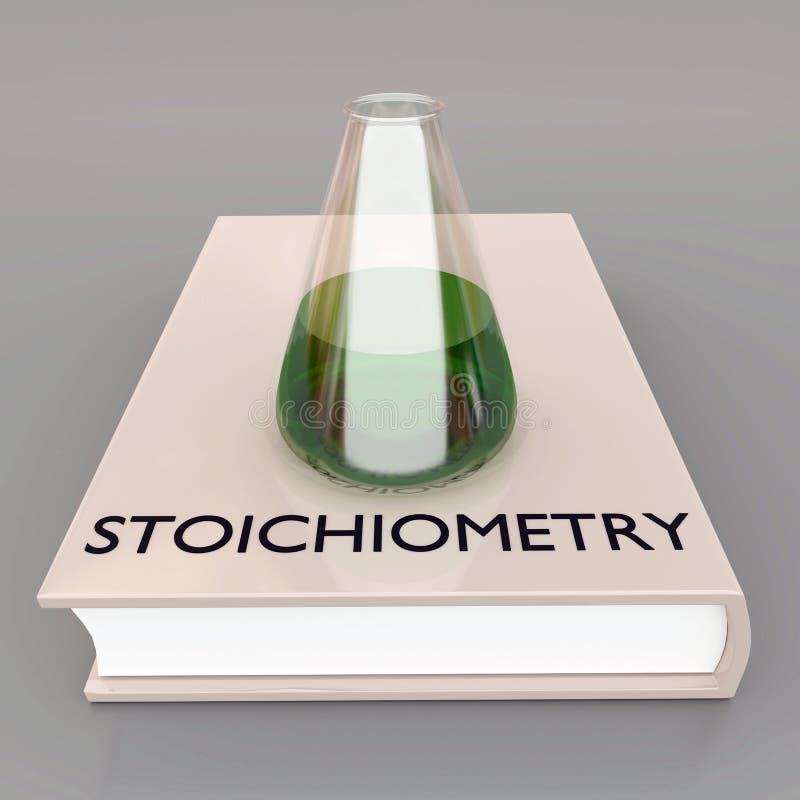 STOICHIOMETRY - Chemical Concept Stock Illustration - Illustration of ...