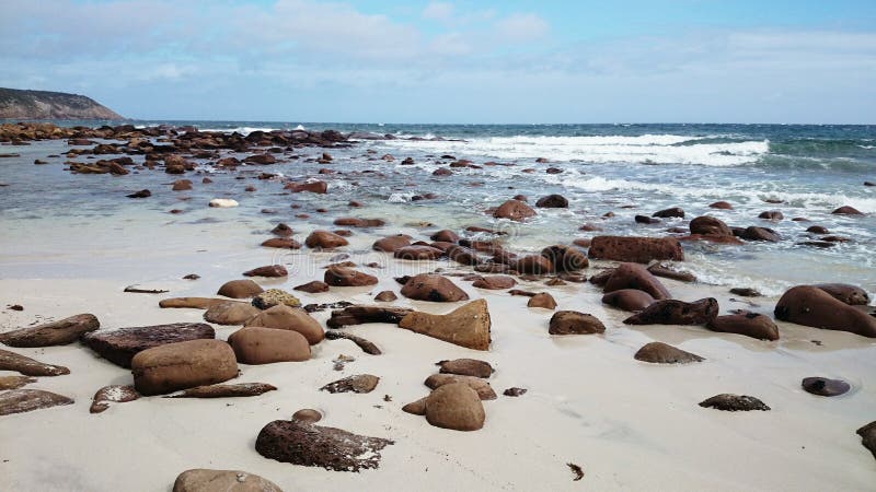 Stokes Beach View stock image. Image of shore, stokes - 51964535